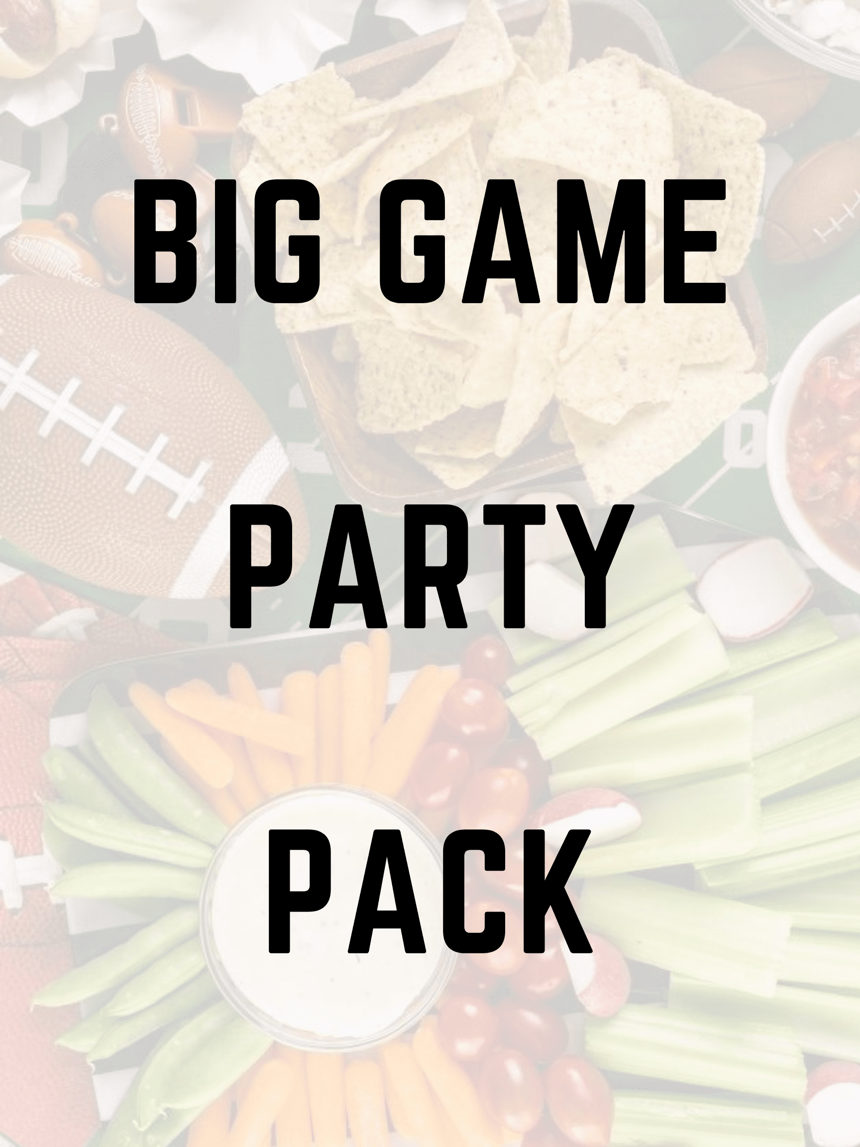 Big Game Party Pack - Good Karma Brands