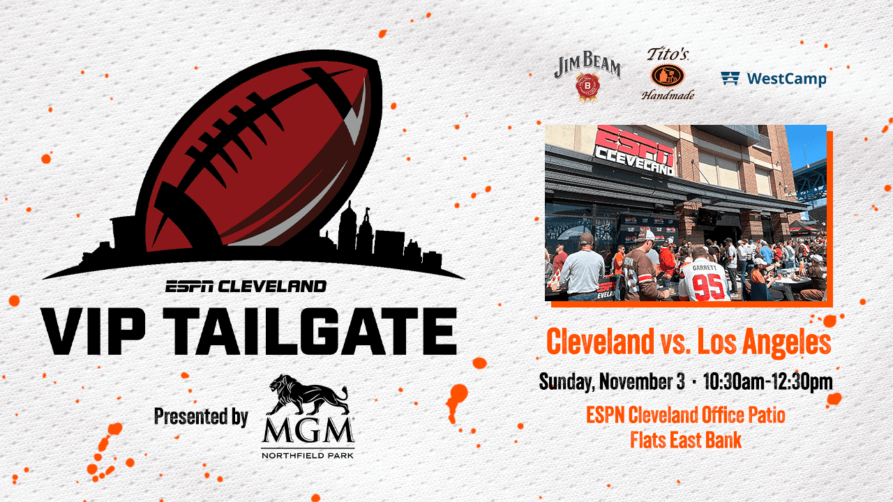 ESPN Cleveland VIP Tailgate 2024: Week 9 - Good Karma Brands
